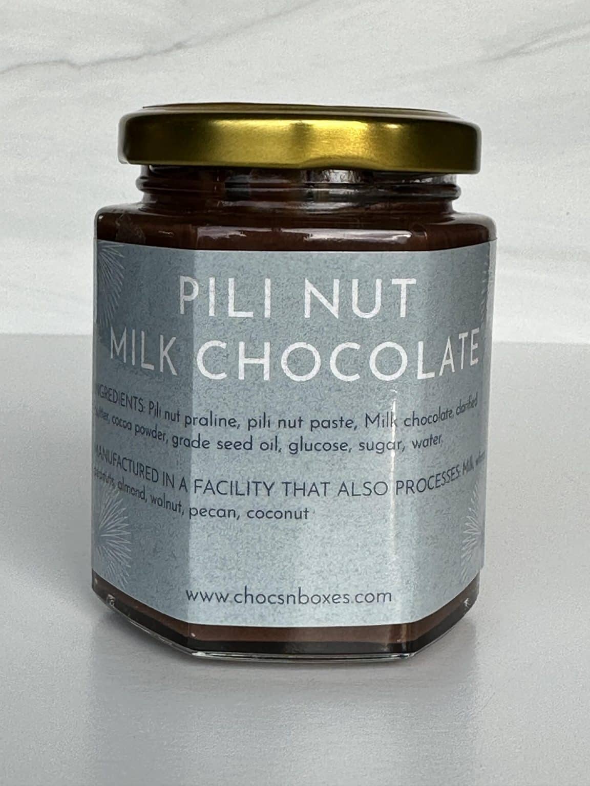 PILI NUT MILK CHOCOLATE SPREAD - Chocs 'N Boxes